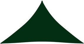 vidaXL Stínící plachta oxfordská látka trojúhelník 3,5x3,5x4,9 m [135120] Barva: Tmavě zelená