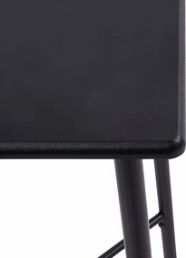 Barový stůl černý 60 x 60 x 111 cm MDF 281549