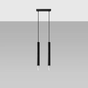 Sollux Lighting Závěsné svítidlo WEZYR 2 černé