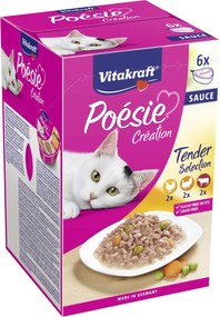 Vitakraft Kapsičky pro kočky Multipack Poésie Creation v omáčce 6 x 85 g