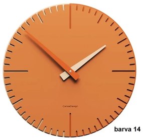 Designové hodiny 10-025 CalleaDesign Exacto 36cm (více barevných variant) Barva vínová červená-65 - RAL3003