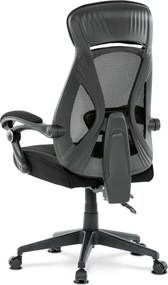 Ergonomická kancelářská židle VIGELTI - černá síťovina