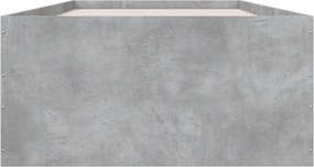 Rám postele betonově šedý 75 x 190 cm kompozitní dřevo 3280982