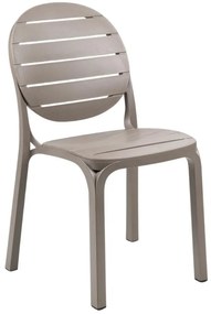 OnaDnes -20% Nardi Šedohnědá plastová zahradní židle Erica