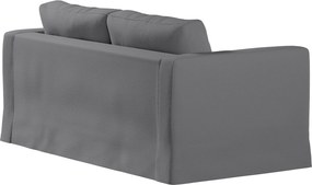 Potah na pohovku IKEA  Karlstad 2-místná , nerozkládací, dlouhý barva šedá látka pletený vzor