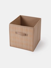 Sinsay - Úložný box s bambusovým čelem - béžová