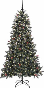 Umělý vánoční stromeček Zelená 180 cm PVC, plast a ocel 3395881