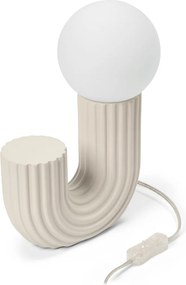 Keramická stolní lampa Trio - barva: transparent