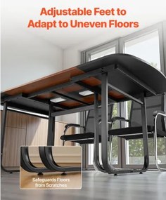 Konferenční stůl VEVOR, 6–8 osob – 1800 × 900 × 750 mm