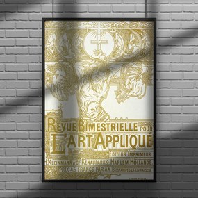 Designovy plakát Revue Bimestrielle Pour Lart App