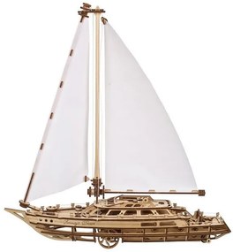 Ugears 3D Dřevěné mechanické puzzle Jachta The Ocean Beauty