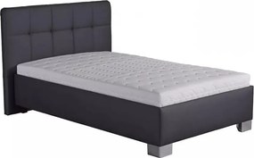 Falco Čalouněná postel Kelvin 140x200, s úložným prostorem, šedá