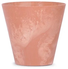 PROSPERPLAST Květináč - TUBUS Beton Effect Průměr: 40 cm, Barva: krémová