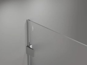 Mexen Lunar sprchová stěna pravá 140 x 200 cm, 8mm čiré sklo, chromová, 830-140-000-01-00-P