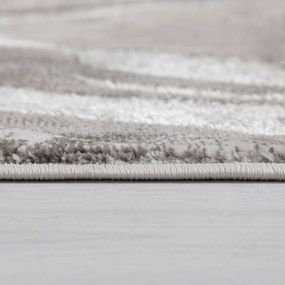 Flair Rugs, Běhoun Eris Marbled Silver, 80x300, šedá, chodba / předsíň