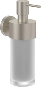 Villeroy & Boch Elements Tender - Dávkovač mýdla s držákem, sklo/matný kartáčovaný nikl TVA15100700064