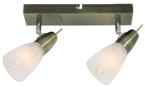 ACA DECOR Přisazené bodové svítidlo KAMET max. 2x40W/E14/230V/IP20