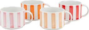 Bílé keramické hrnky v sadě 4 ks na espresso 180 ml Franca – Leopold Vienna