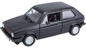 Kovový model bburago volkswagen golf mk1 gti black