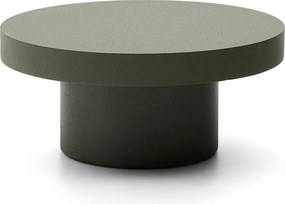 Betonový kulatý zahradní konferenční stolek ø 66 cm Aiguablava – Kave Home