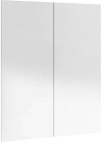 Koupelnová skříňka se zrcadlem 60 x 15 x 75 cm MDF zářivě bílá 331525