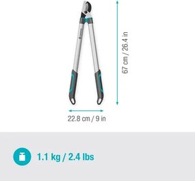 © 2024 - 2025 GARDENA Nůžky na větve EasyCut L, dvoubřité, ideální pro čerstvé dřevo