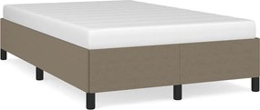 Rám postele bez matrací taupe 120x190 cm textil 3269635