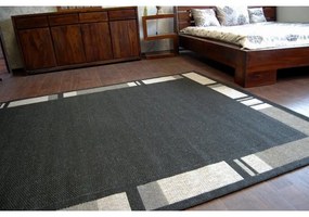 Kusový koberec Uga černý 140x200cm