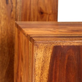 Konferenční stolek sada 2 kusů masivní sheesham 40 x 40 x 40 cm,  244687