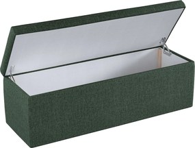 Čalouněná skříň barva zelená látka pletený vzor