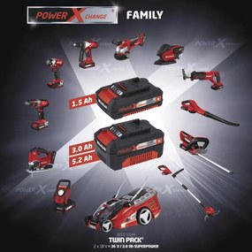 Nůžky na živý plot Einhell GE-CH 1846 Li Kit Expert Plus 2Ah [63604511]