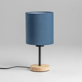 Brilagi - Stolní lampa NUBILA WOOD 1xE27/25W/230V dub/tmavě modrá