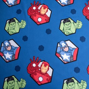 Jerry Fabrics Bavlněné napínací prostěradlo 90x200 + 25 cm - Avengers "03"