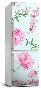 Wallmuralia Fototapeta na ledničku Květiny a borůvky 60x180 cm