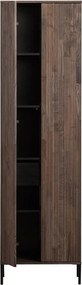 Hnědá skříň v dekoru jasanu 60x210x42 cm Gravure – WOOOD