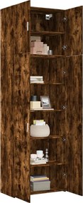 Skříň highboard kouřový dub 80 x 42,5 x 249 cm kompozitní dřevo 3281368