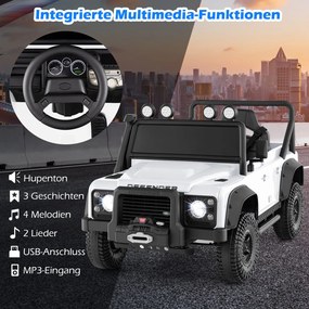 Costway Elektrické vozítko Land Rover Defender dětské elektrické vozítko