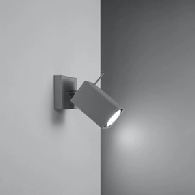 Sollux Lighting Nástěnné svítidlo MERIDA 1 šedé
