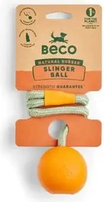 BeCoThings Beco Slinger Ball oranžová 46cm / Hračka pro psy