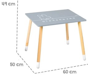 Set dětského nábytku 3 ks Miffy – Roba