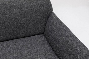 Designová rohová sedačka Jamiya 280 cm tmavě šedá - levá