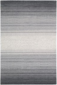 Kusový koberec vlněný Agnella Diamond Beverly Proužky Světle Šedý Rozměr: 200x300 cm