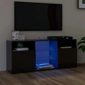 vidaXL TV skříňka s LED osvětlením 120x30x50 cm [804301] Barva: šedá sonoma