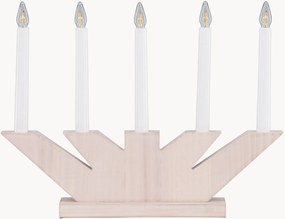 Vánoční stolní LED lampa ze dřeva Verbier