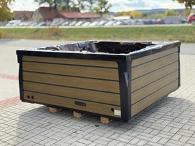 Akrylátová vířivka Oaza Barva: zlato-hnědá, Barva bočnice: hnědá
