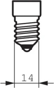 Philips LED žárovka T25 E14 / Žárovka / 1,7W / 150lm / teplá bílá / ma