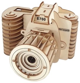 Woodcraft construction kit Woodcraft Dřevěné 3D puzzle Foťák