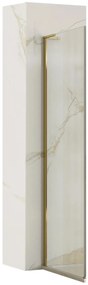 Rea Hugo, sprchová zástěna 90x200 cm, zlatá matná, REA-K6613