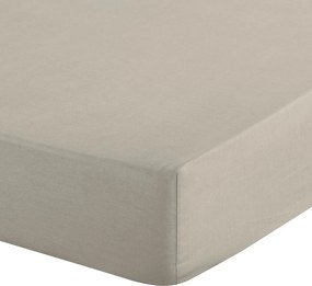 RENFORCÉ PROSTĚRADLO BASIC 200X220 CM BÉŽOVÉ