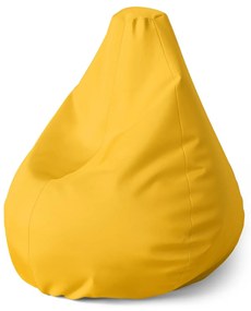 Sablio Sedací vak Pear Žlutooranžová - 70 x 95 x 15 cm